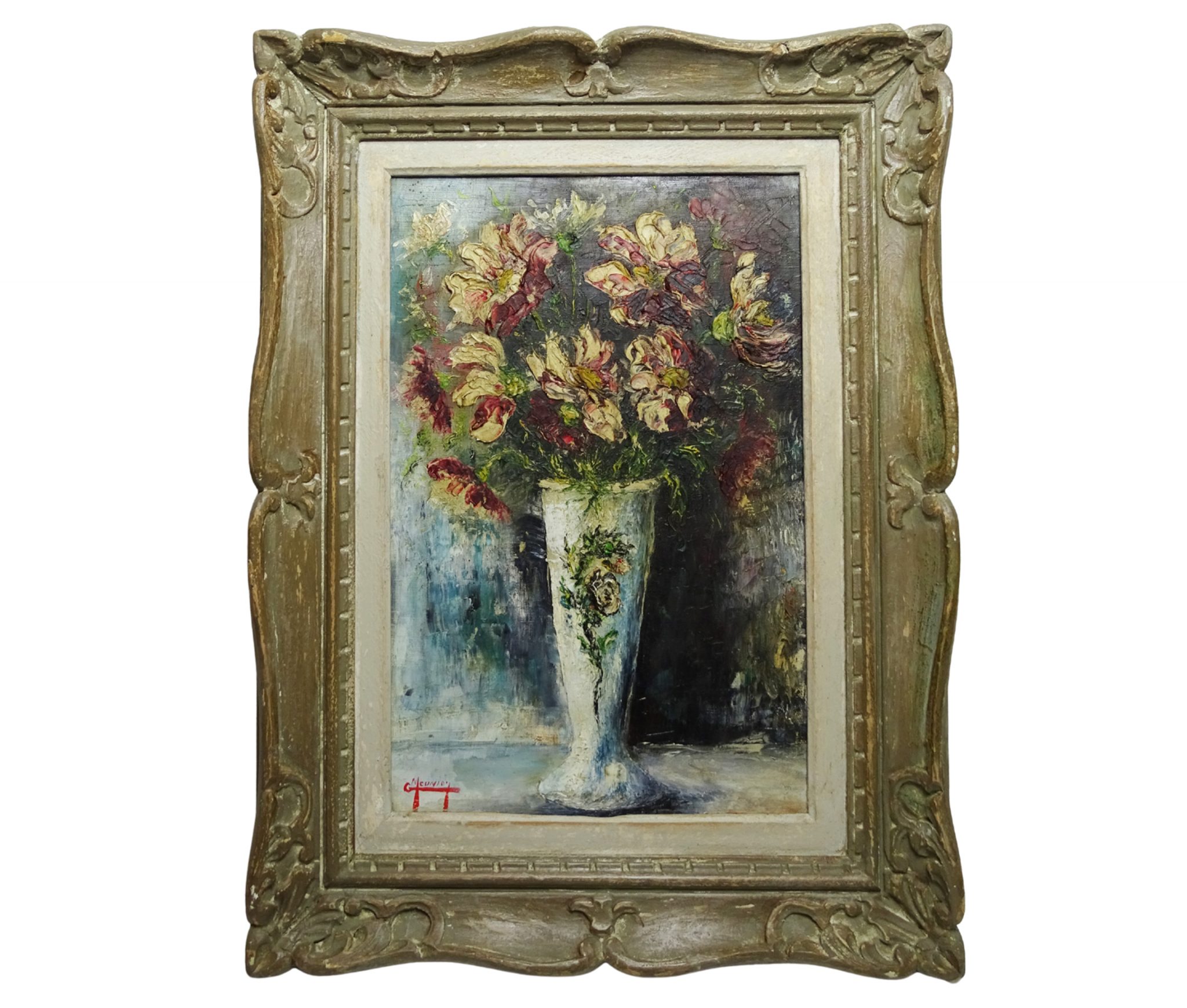 French impressionist still life oil painting - Rue de France