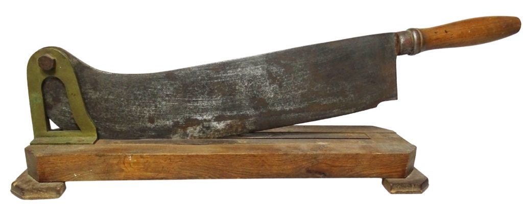 Antique French baguette guillotine bread slicer - SOLD - Rue de France